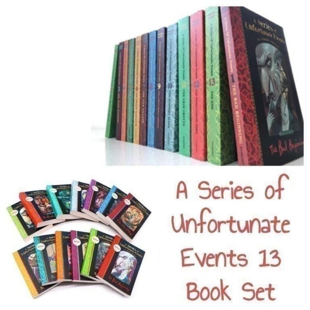 A Series of Unfortunate Events 13 Book Set, Hobbies & Toys, Books ...