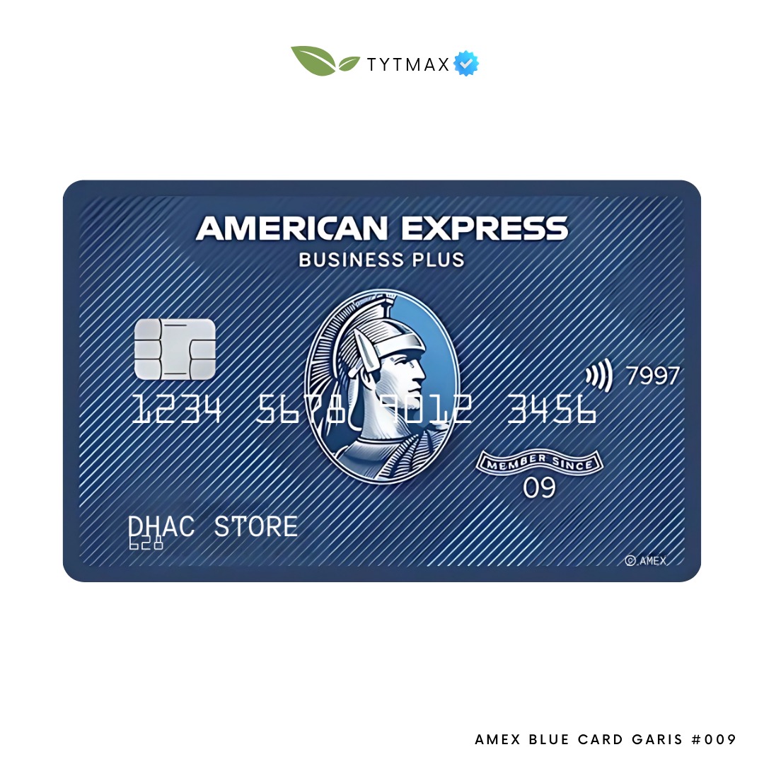 AMEX BLUE CARD GARIS #009 / Dummy Credit Card / Fake Premium ID Card ...