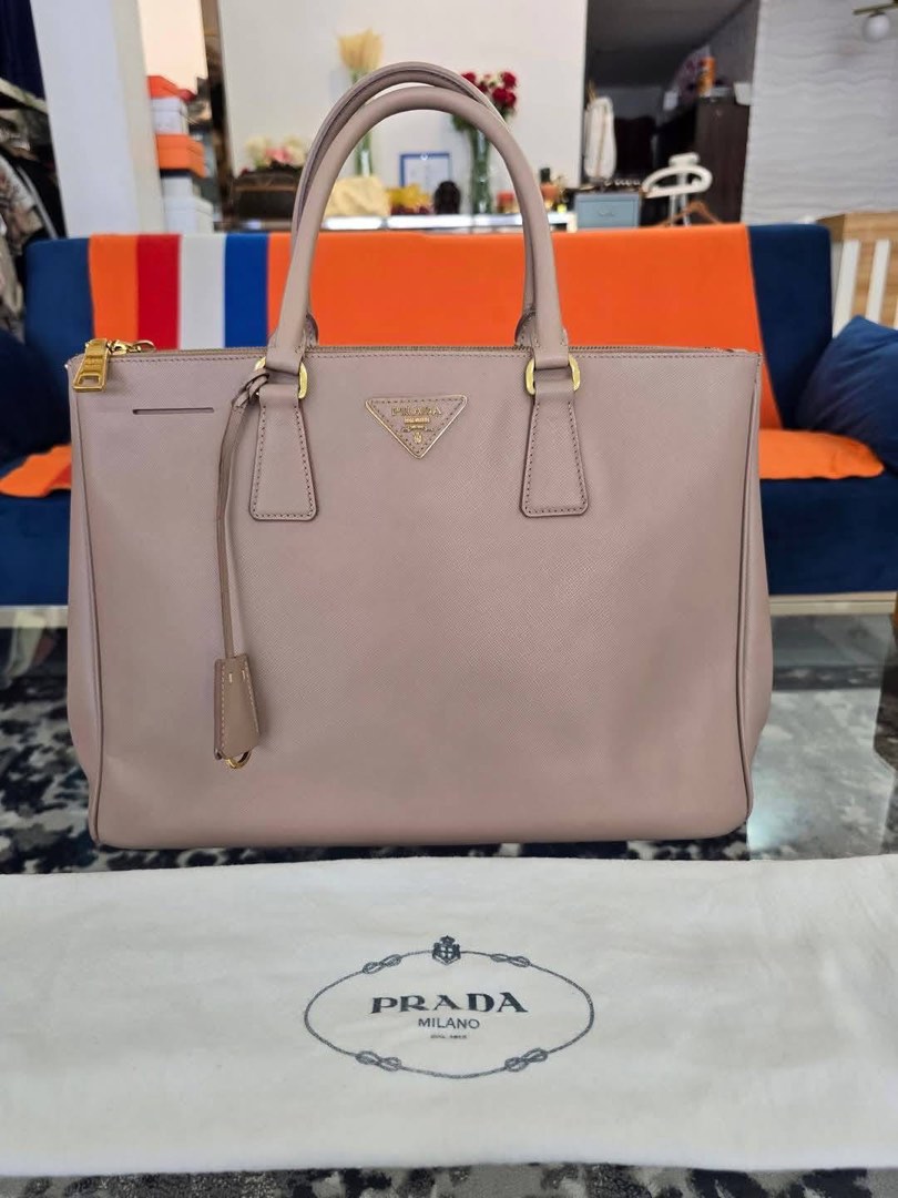 Authentic Prada Galliera Double Zip Tote Bag, Luxury, Bags & Wallets on ...