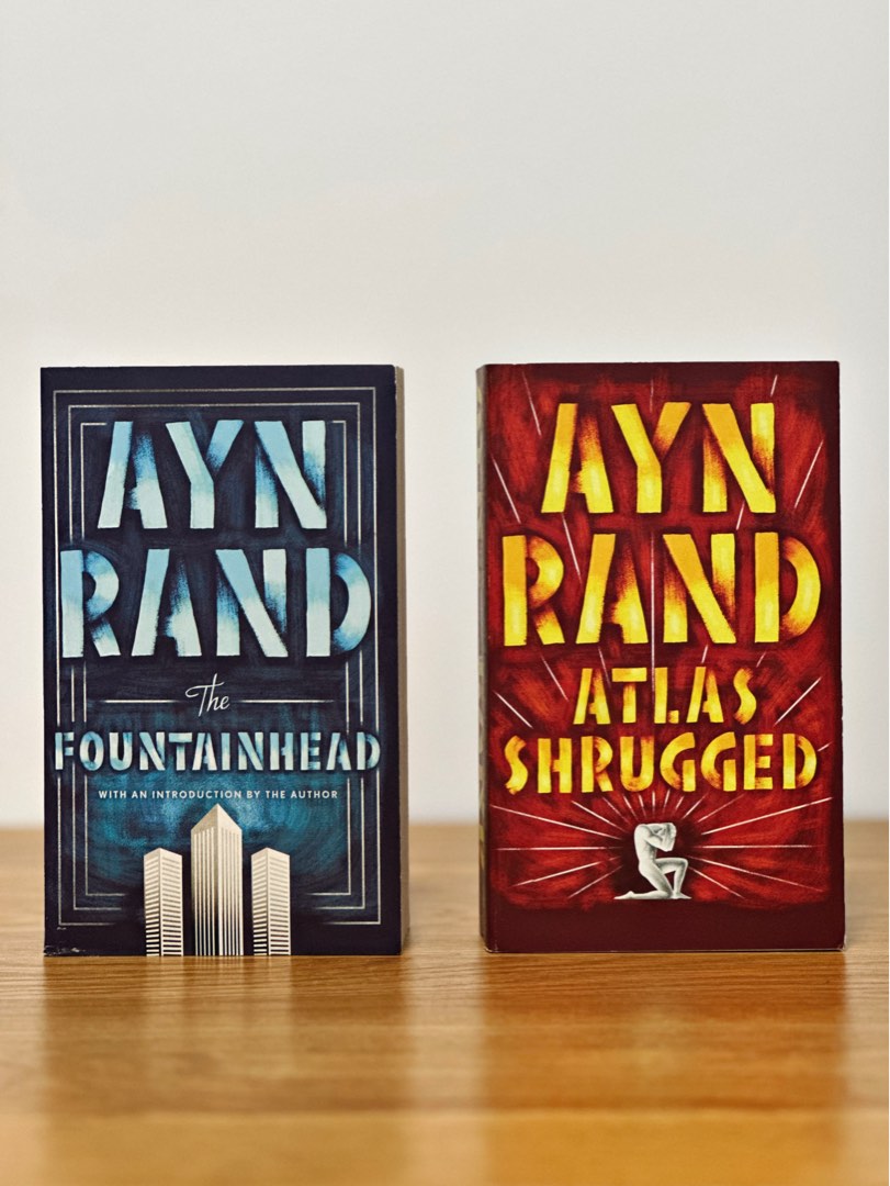 AYN RAND Books | The Fountainhead & Atlas Shrugged, Hobbies & Toys ...