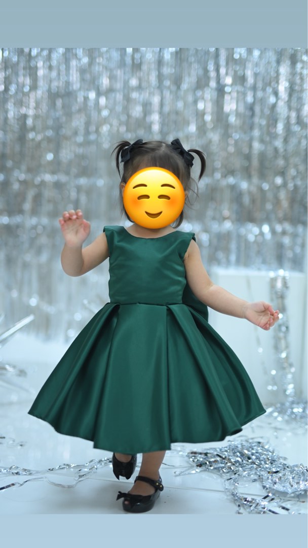 Baby girl Regal Green Formal Dress, Babies & Kids, Babies & Kids ...