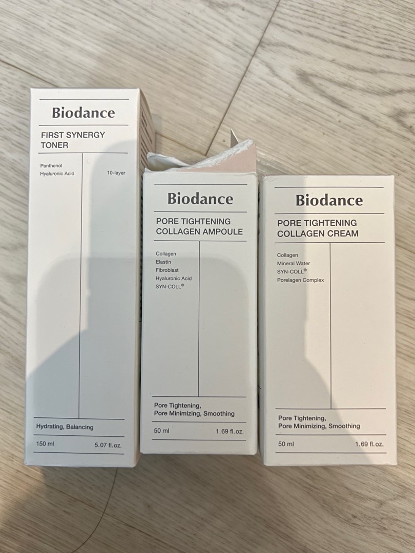Biodance Pore Minimizing Skincare Set, Beauty & Personal Care, Face ...