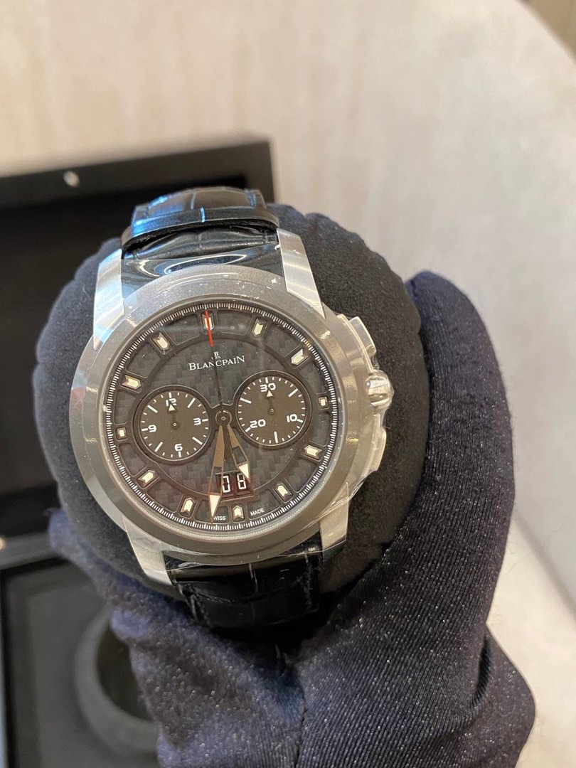 BLANCPAIN L-EVOLUTION SUPER TROFEO TITANIUM LIMITED EDITION CARBON DIAL 44MM AUTOMATIC YEAR 2015 ...