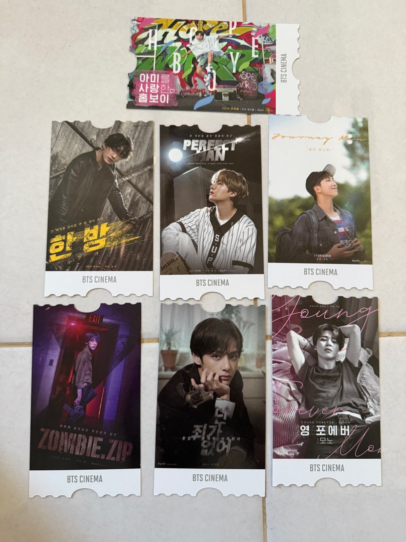 BTS 6TH ARMY KIT PHOTO TICKET, Hobbies & Toys, Collectibles ...