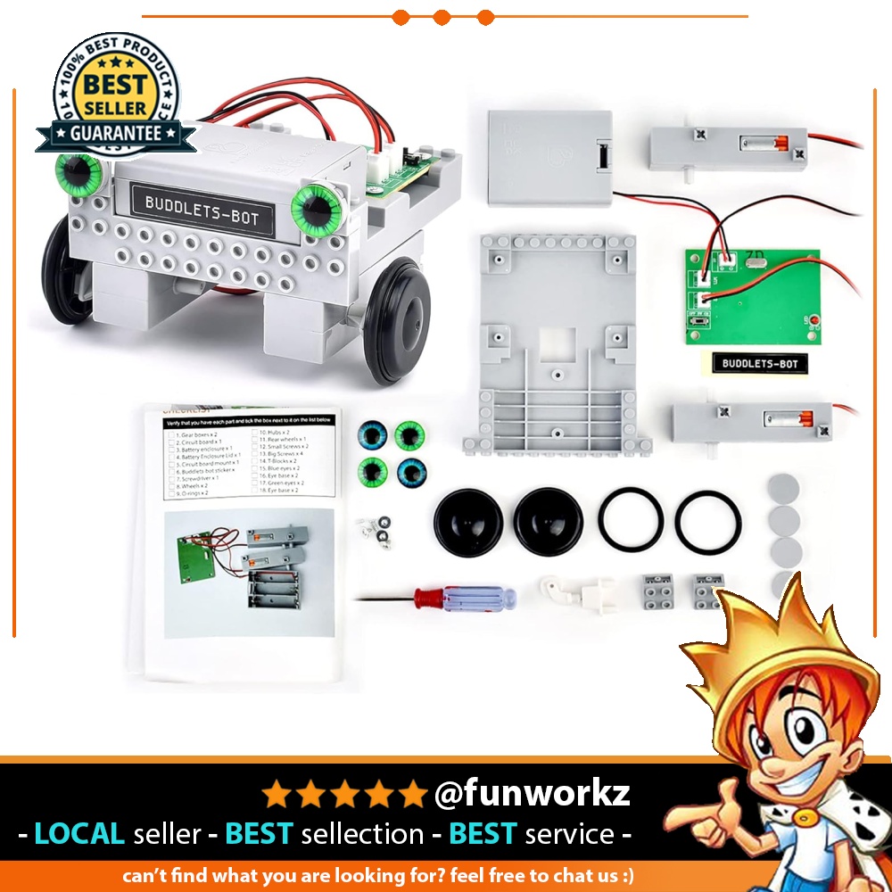 Buddlets-Bot Robot Toy Kit for Kids Ages 8-12 - STEM Coding Robotic Toy ...