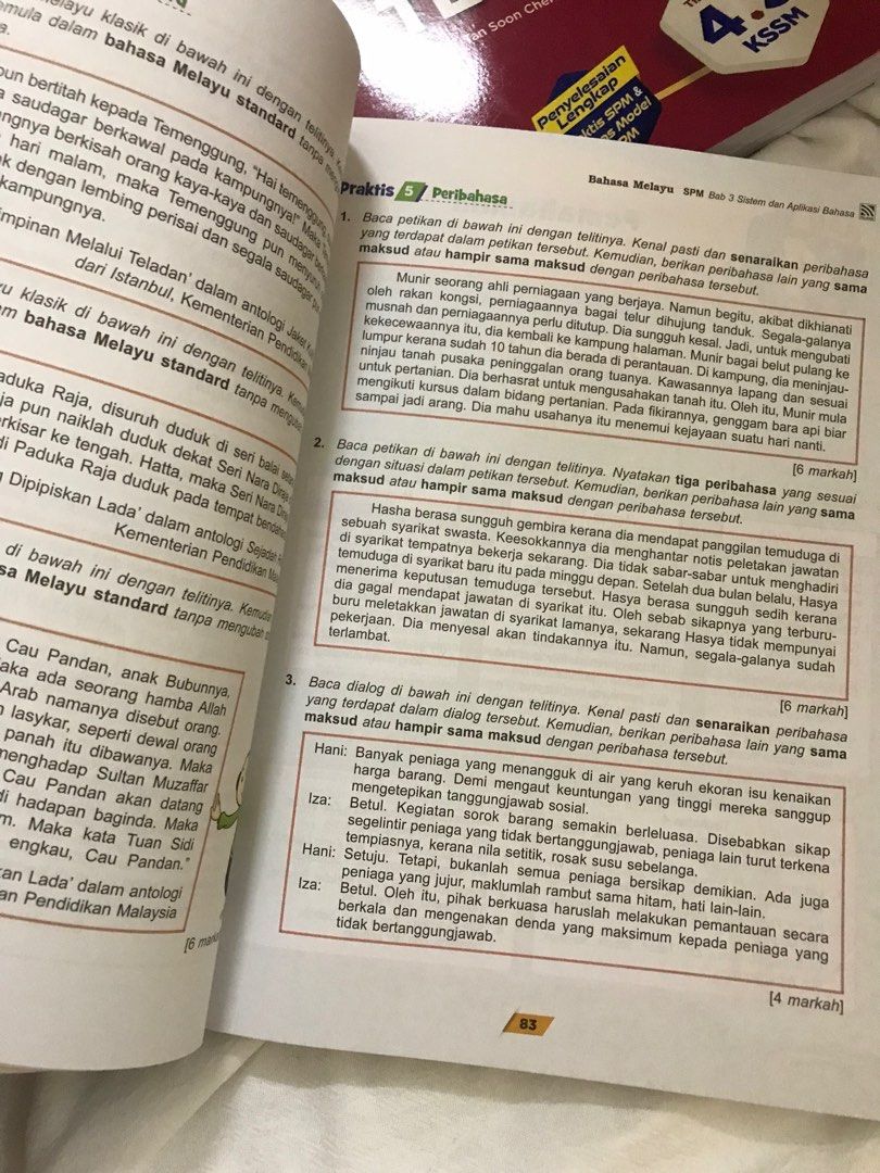 BUKU RUJUKAN BAHASA MELAYU SPM TING. 4&5 KSSM, Hobbies & Toys, Books & Magazines, Assessment ...