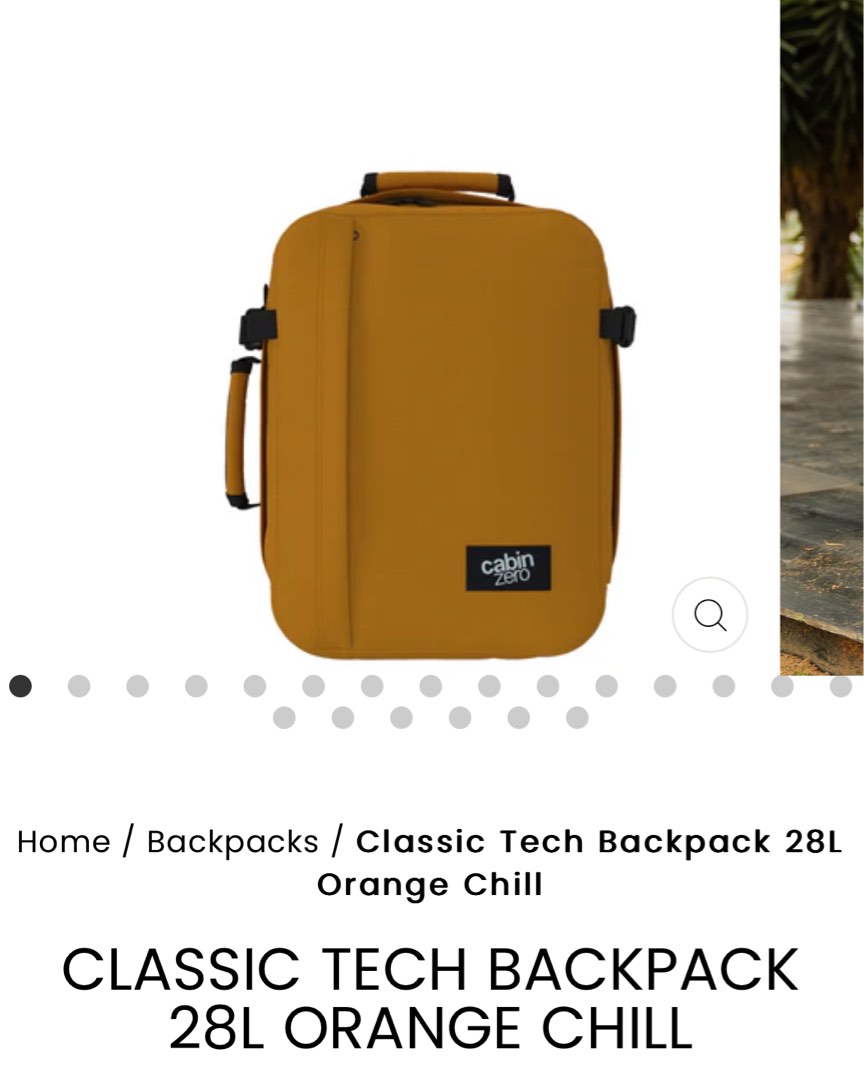 CABIN ZERO backpack 28L, Men's Fashion, Bags, Backpacks on Carousell