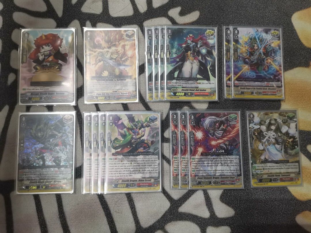 Cardfight!! Vanguard G-BT04 Stealth Rogue of Revelation, Yasuie complete premium deck, Hobbies ...