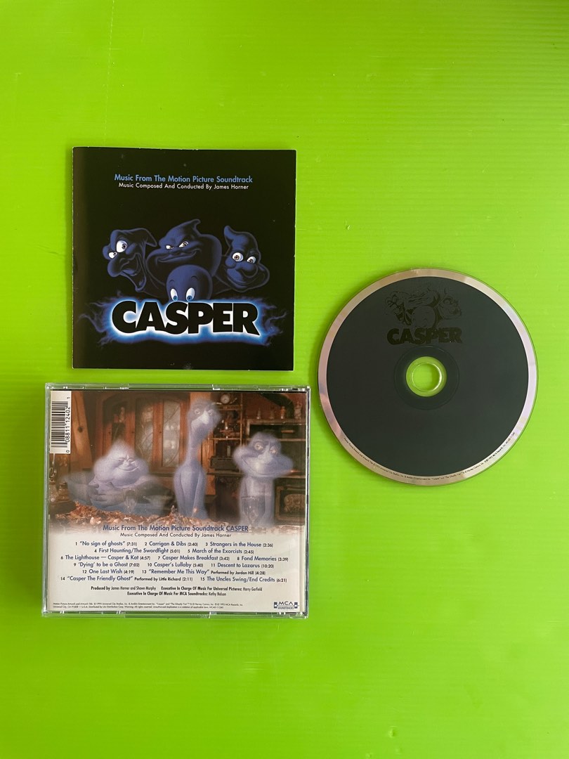 Casper Movie Soundtrack By James Harner CD, Hobbies & Toys, Music ...