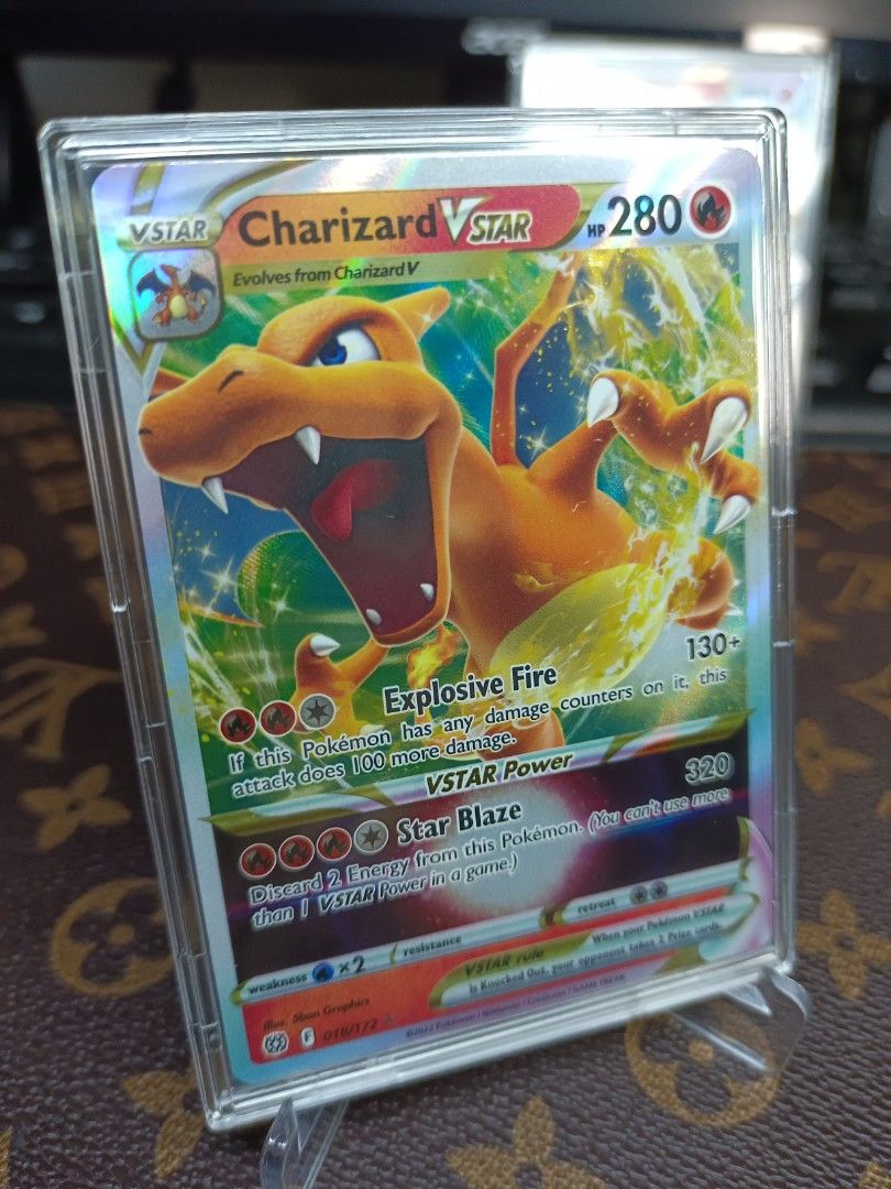 Charizard VSTAR - 018/172 Ultra Rare Brilliant Stars Pokemon Card 2022 ...