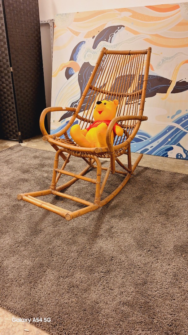 Classic Proa Handcrafted Natural Rattan Rocking Chair | Kerusi Goyang ...