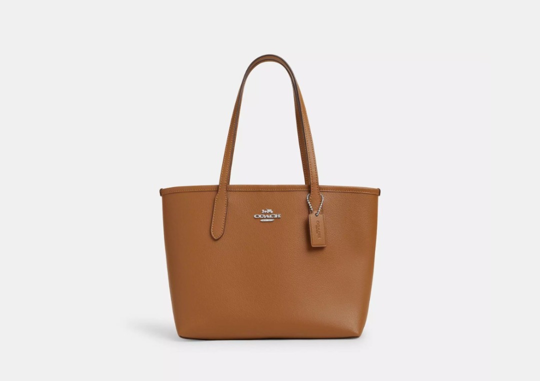 Coach Small City Tote, Luxury, Bags & Wallets on Carousell