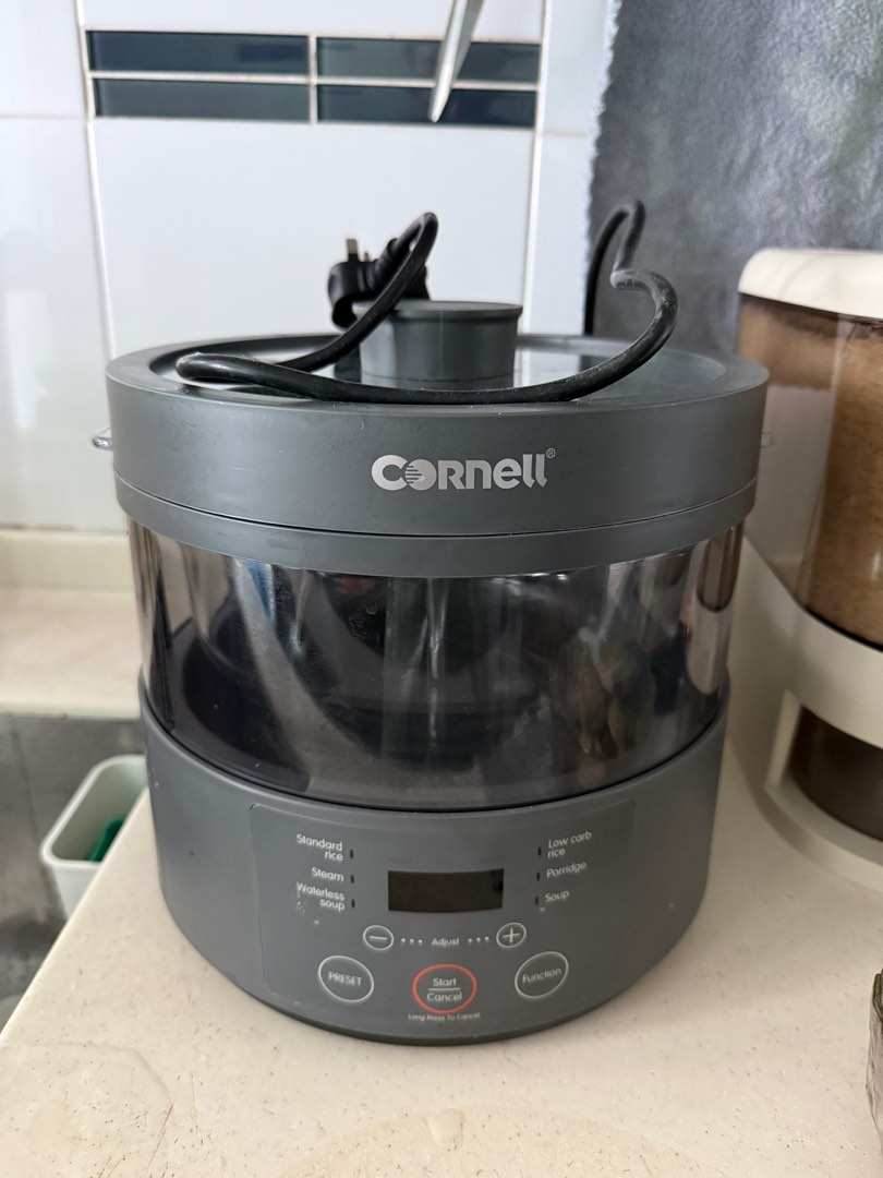 Cornell Steam Multi Cooker, Low Carb Rice Cooker and Waterless Soup ...