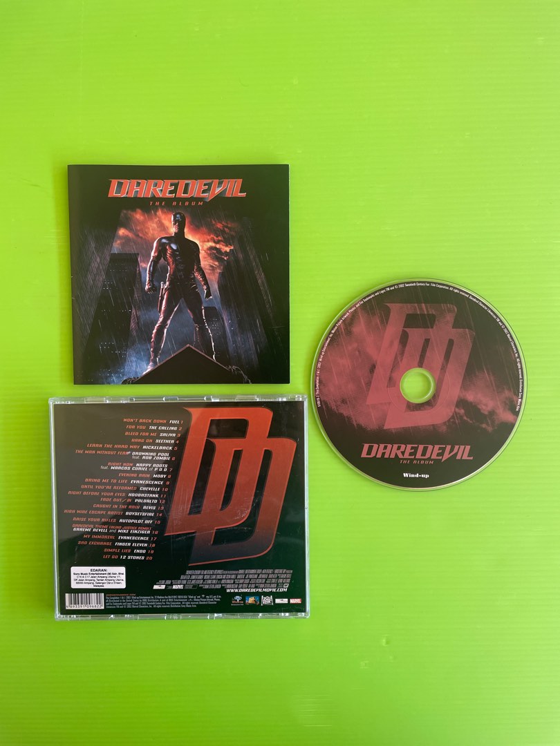 Daredevil The Album Soundtrack Album CD, Hobbies & Toys, Music & Media ...