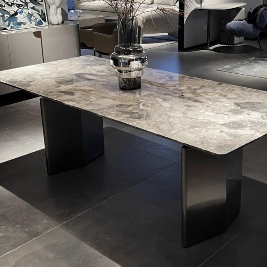 DDF-1288 Modern Sintered Stone Dining Table, Furniture & Home Living ...