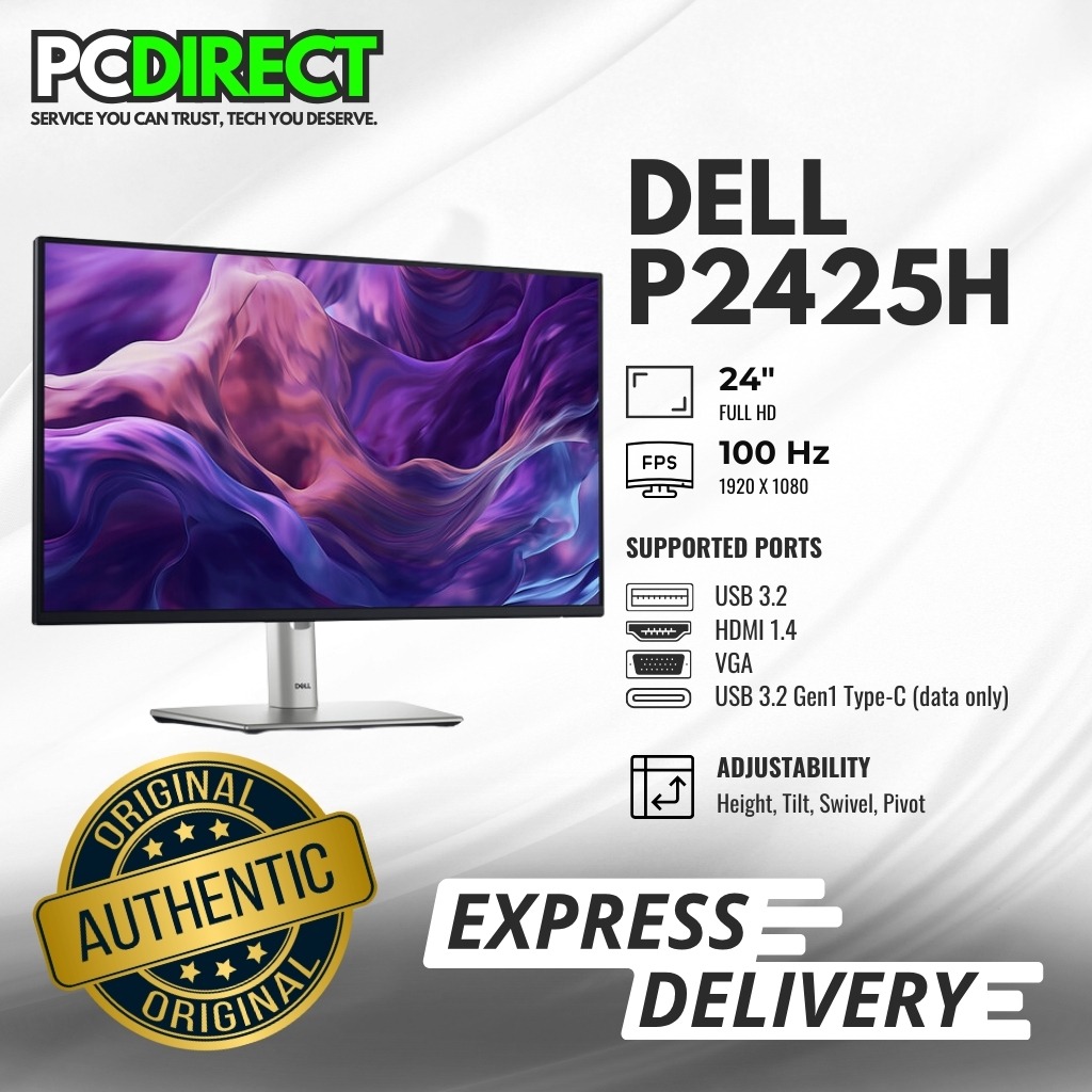 Dell 24 Inch IPS Display Monitor - P2425H, Computers & Tech, Parts ...