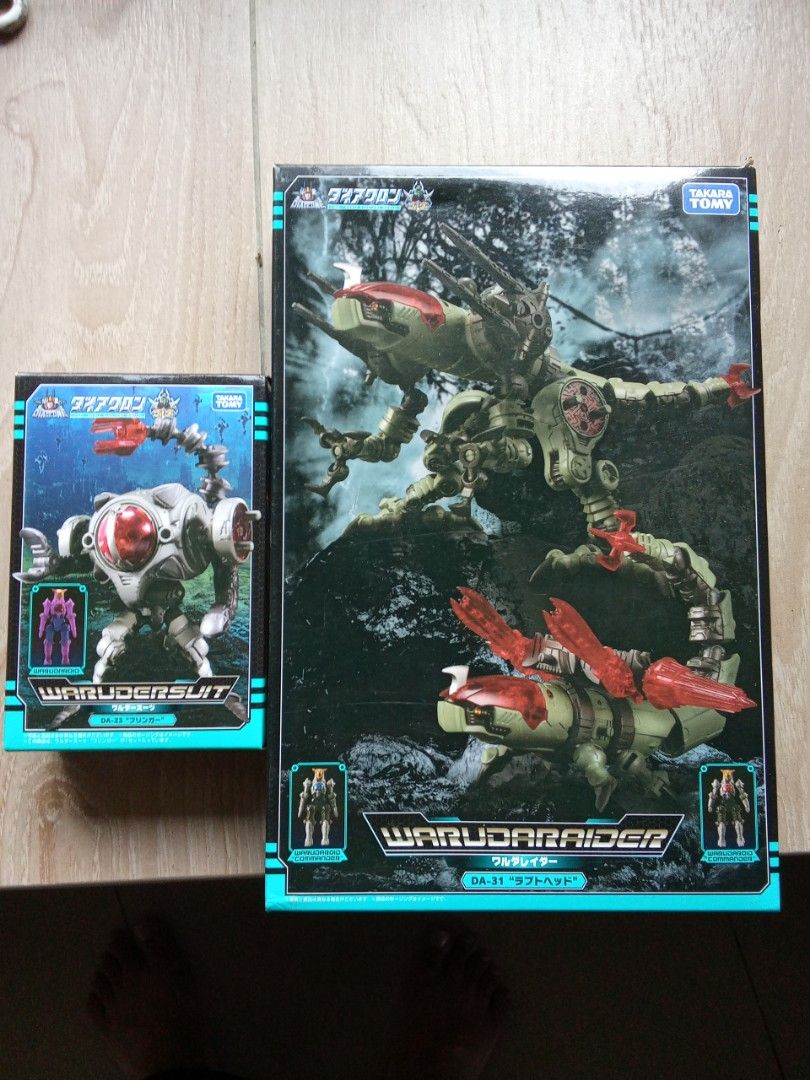 Diaclone Waruder faction DA-23 and DA-31, Hobbies & Toys, Toys & Games ...