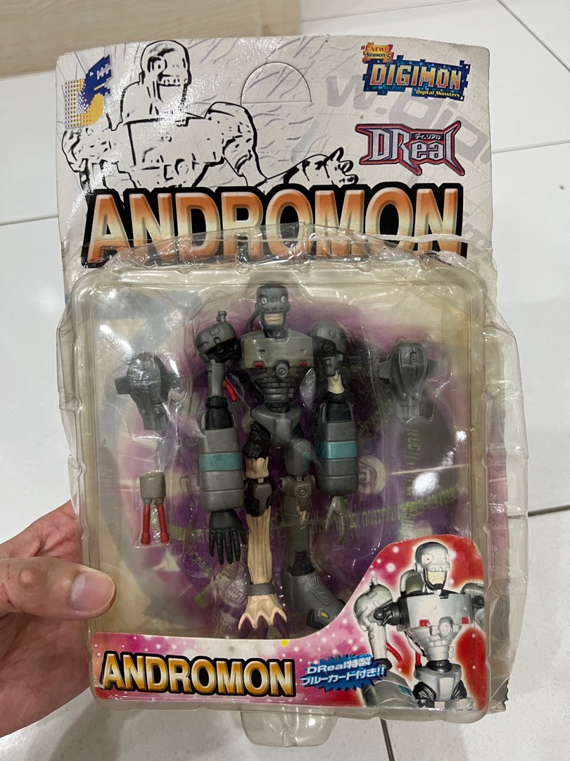 Digimon figure Andromon bootleg, Hobbies & Toys, Toys & Games on Carousell