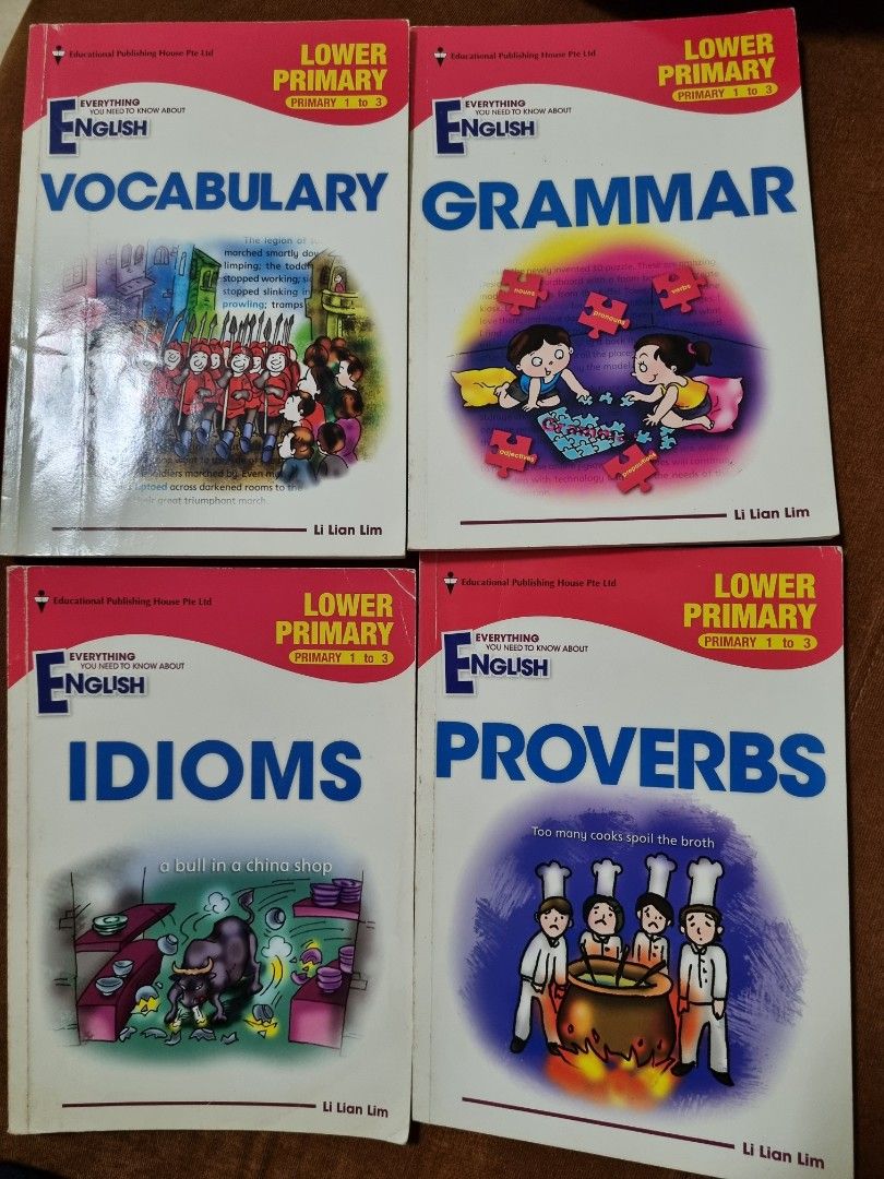 English for Lower Primary 1 to 3. Grammar, vocabulary, proverbs, and ...