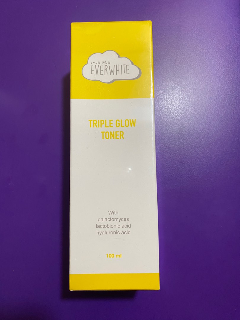 Everwhite Triple Glow Toner, Beauty & Personal Care, Face, Face Care on ...