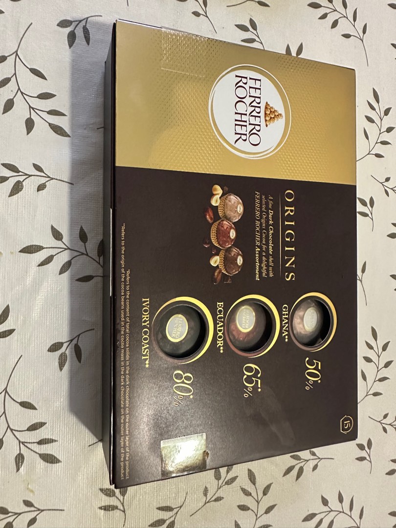 Ferraro Rocher Origins, Food & Drinks, Packaged & Instant Food on Carousell