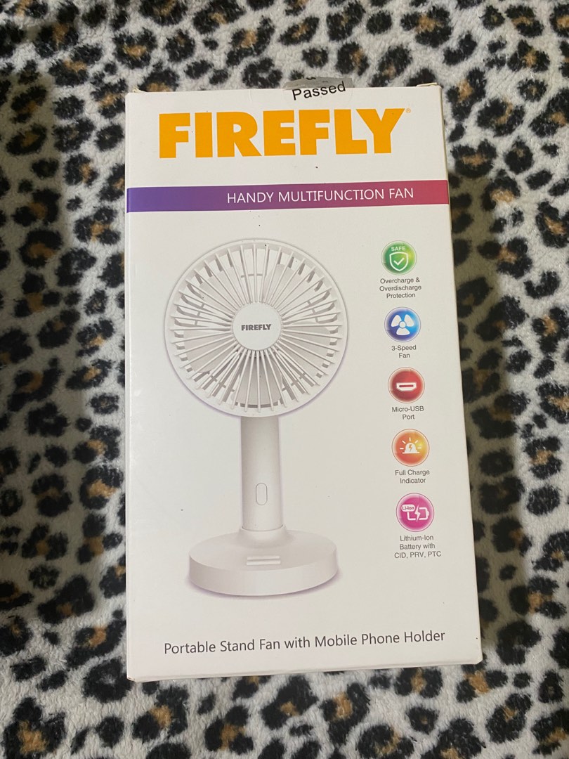 Firefly Handy Multifunction Fan with Phone Holder, Furniture & Home ...