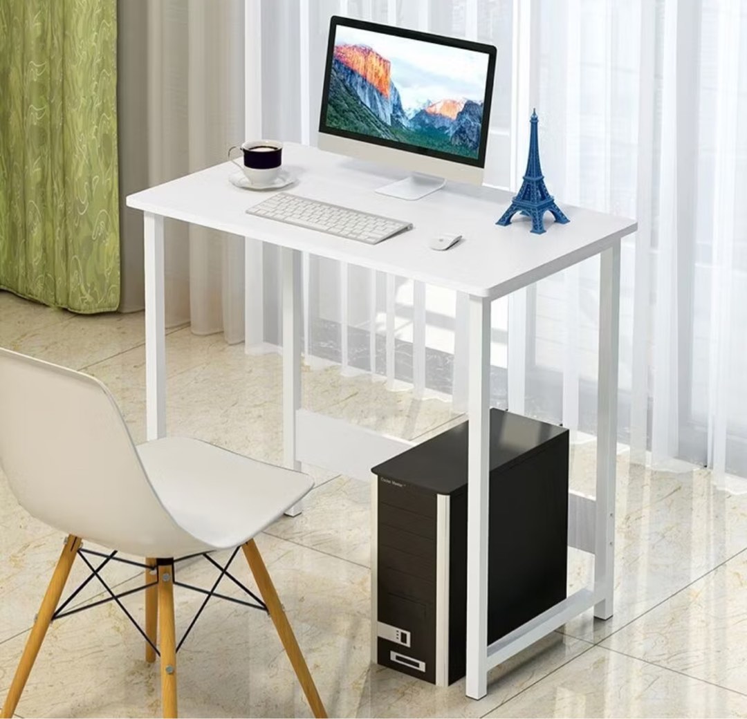 [FREE DELIVERY] Simple Wooden Study Table Home Office Desk, Furniture ...