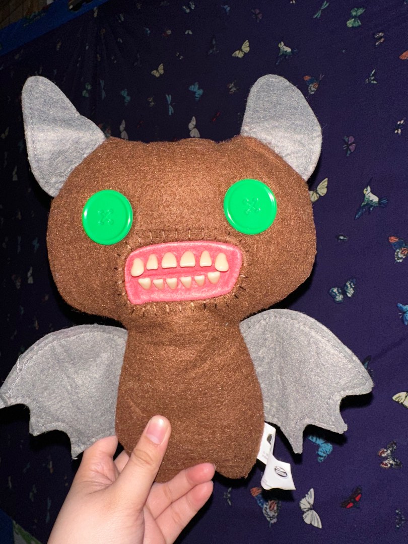 Fuggler (Funny ugly monster) Winged Bat in Brown, Hobbies & Toys, Toys ...