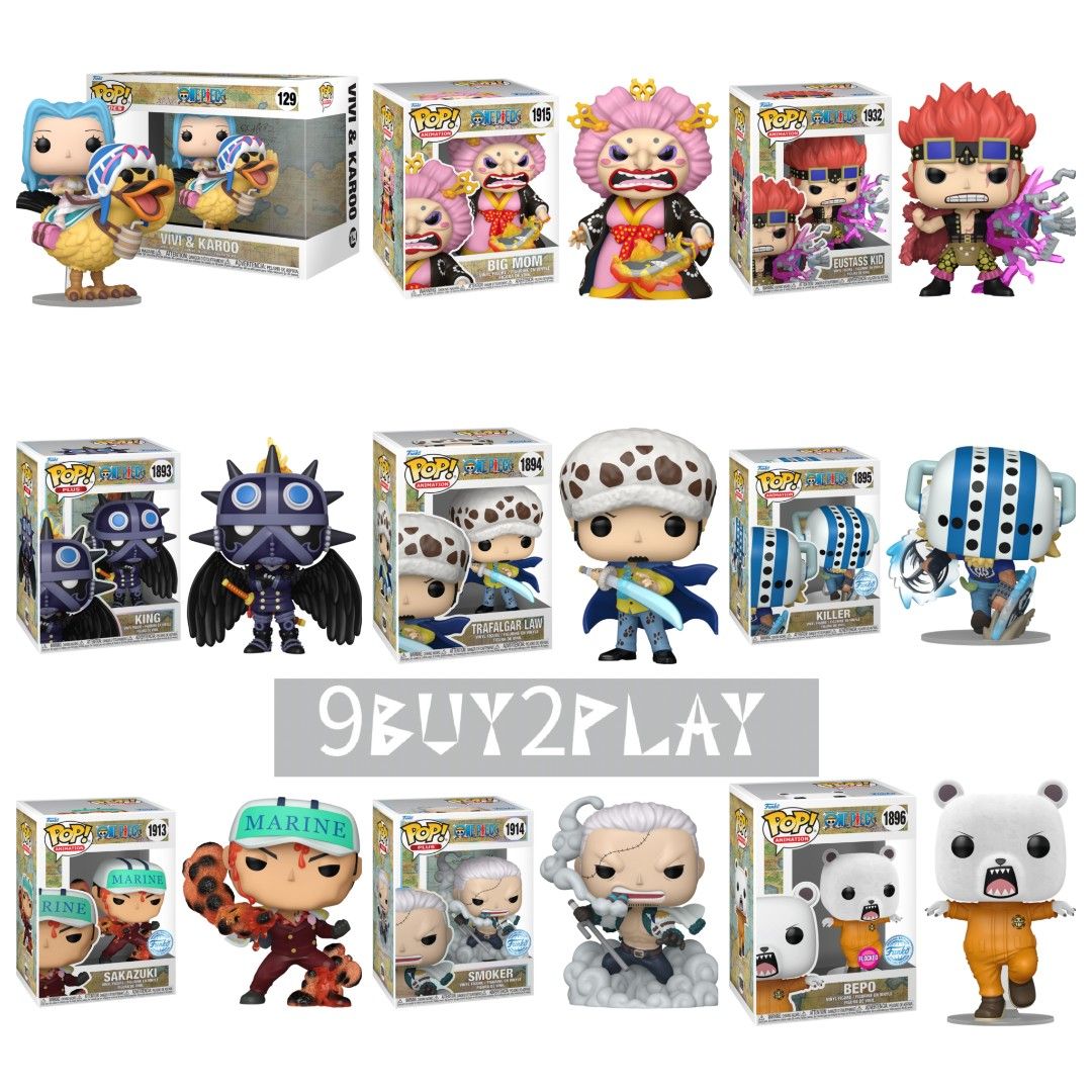 「新貨預訂」Funko pop 6' 6 ' Vivi Karoo Big Mom Eustass Kid King Trafalgar ...
