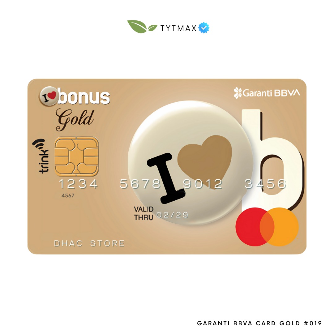 Garanti BBVA card gold #019 / Dummy Credit Card / Fake Premium ID Card ...