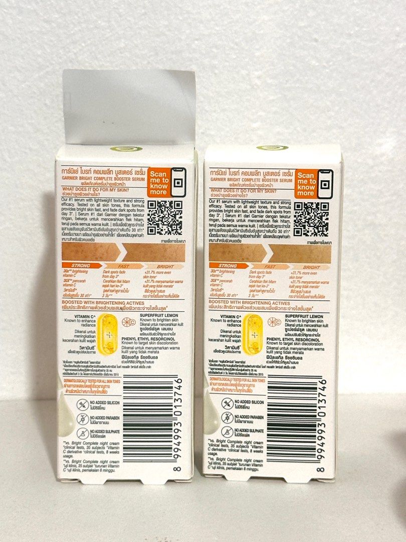 Garnier 30x Vitamin C+ Niacinamide Serum with Salicylic Acid (15ml ...