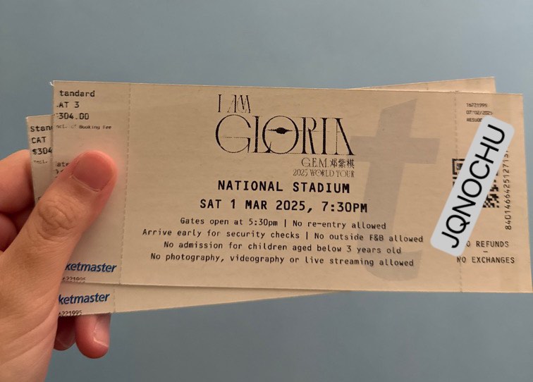 GEM Singapore Concert Tickets, Tickets & Vouchers, Local Attractions ...