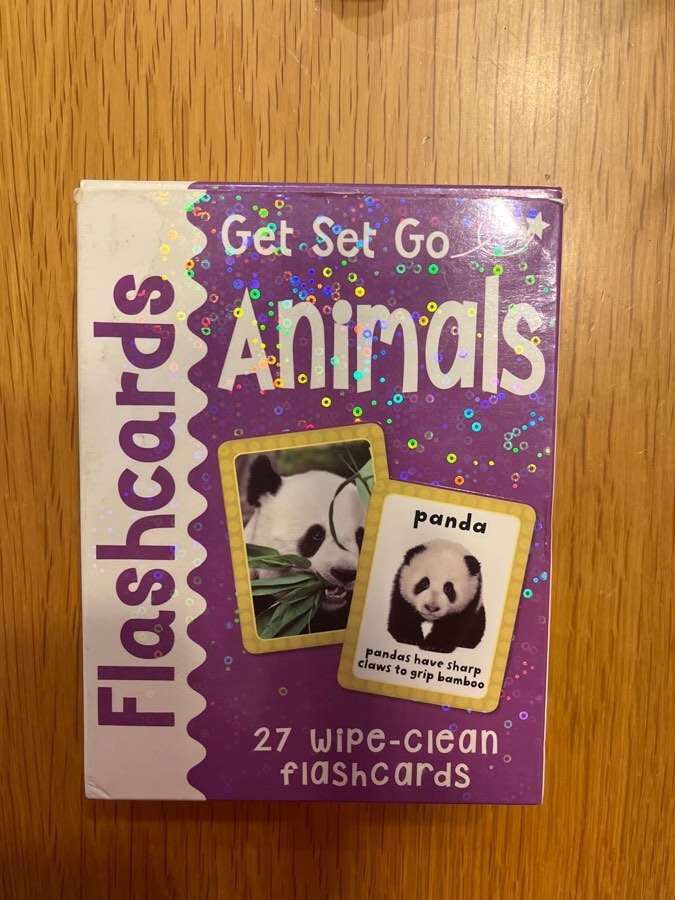 Get Set Go Flashcard - Animals, 興趣及遊戲, 玩具 & 遊戲類 - Carousell