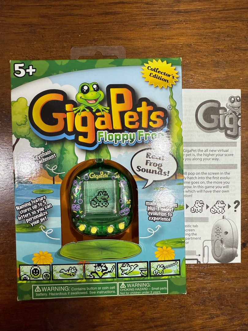 Gigapet Virtual Pet Floppy frog Tamagotchi, Hobbies & Toys, Toys ...