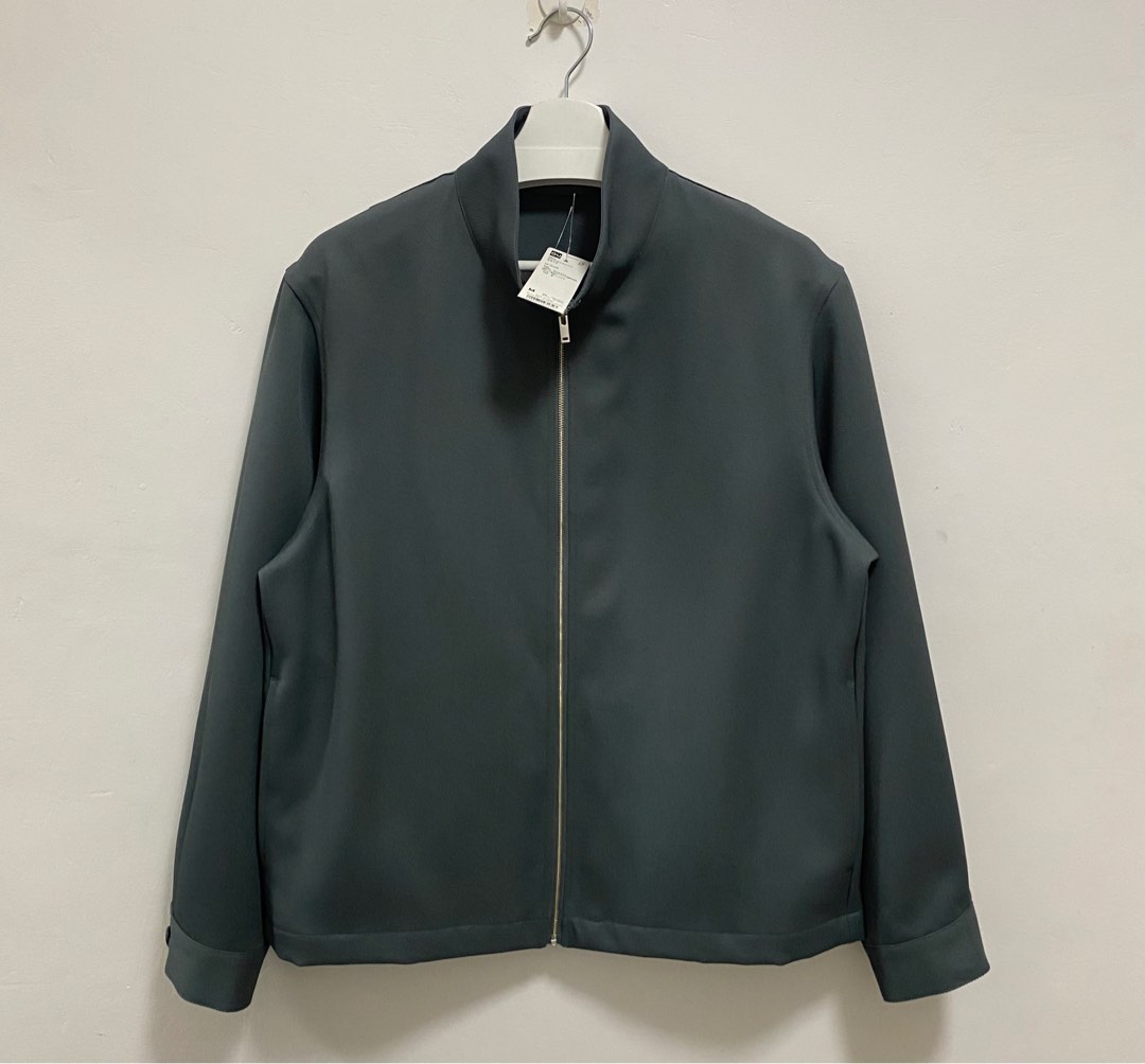 GU MENS ZIP UP JACKET S W + E, Men's Fashion, Coats, Jackets and Outerwear on Carousell