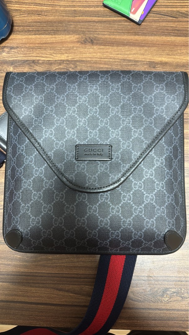 Gucci Gg supreme envelope bag, Luxury, Bags & Wallets on Carousell