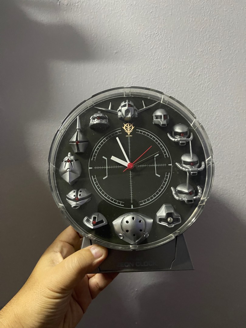 Gundam Zeon Clock, Hobbies & Toys, Toys & Games on Carousell