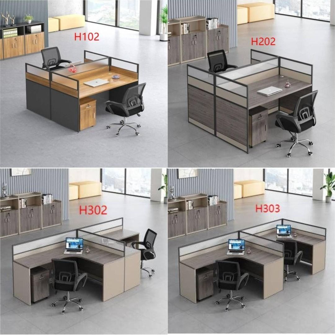 H102 H202 H302 H303 Executive Workstation, with/without pedestal ...