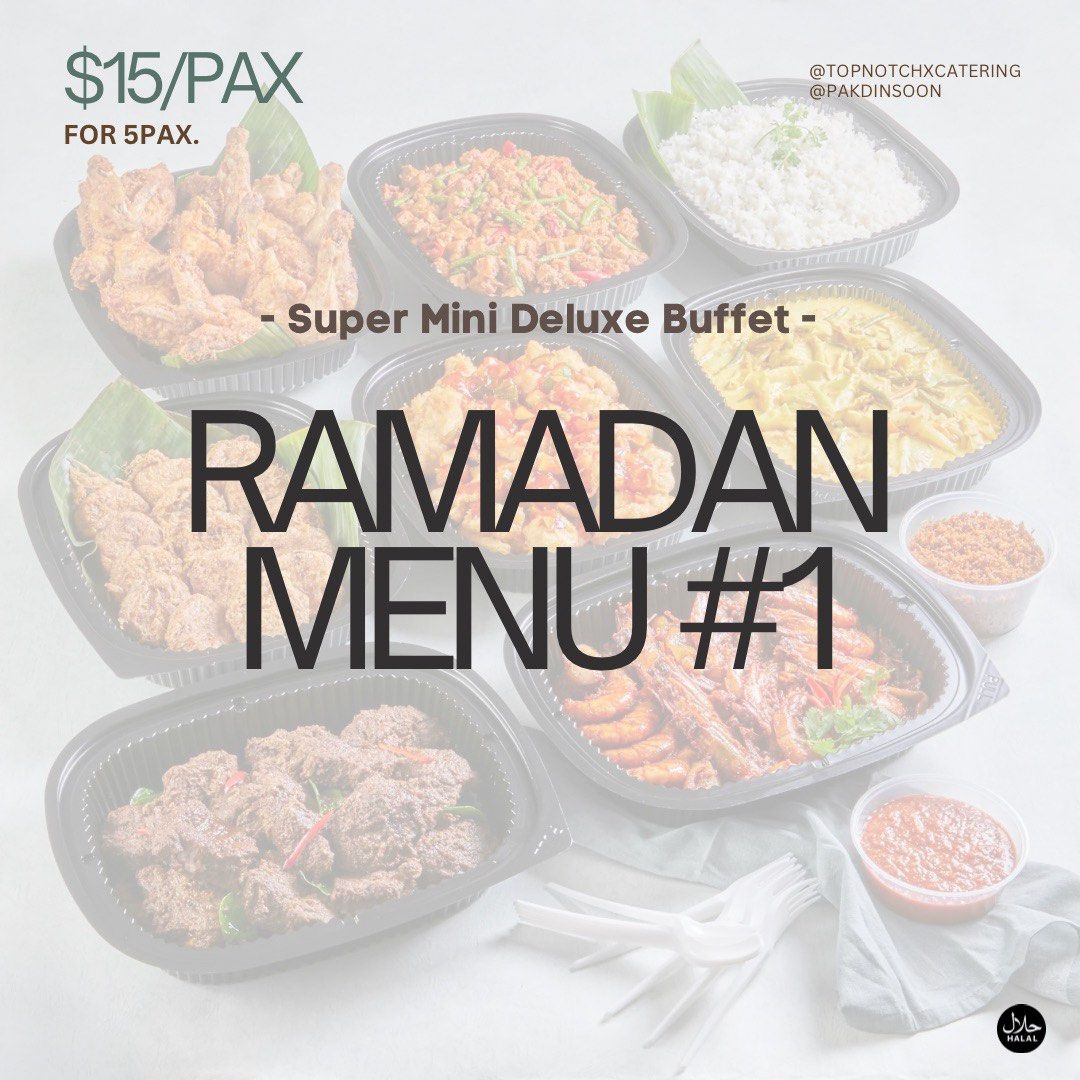 [Halal] 5pax Ramadan Buffet Menu | Super Mini Deluxe | Iftar / Sahur ...