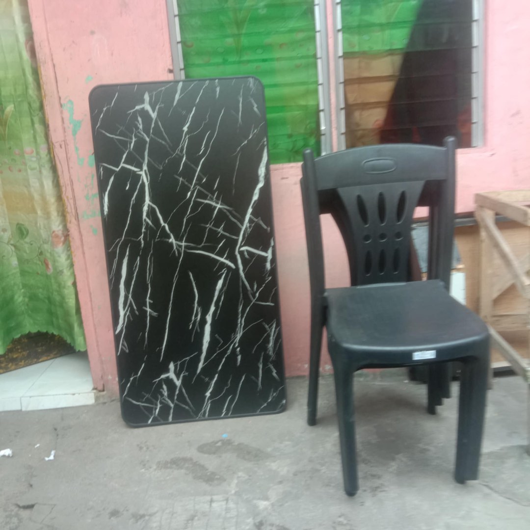 HAMPAS CHAIRS AND FOLDABLE TABLE SET, Furniture & Home Living ...