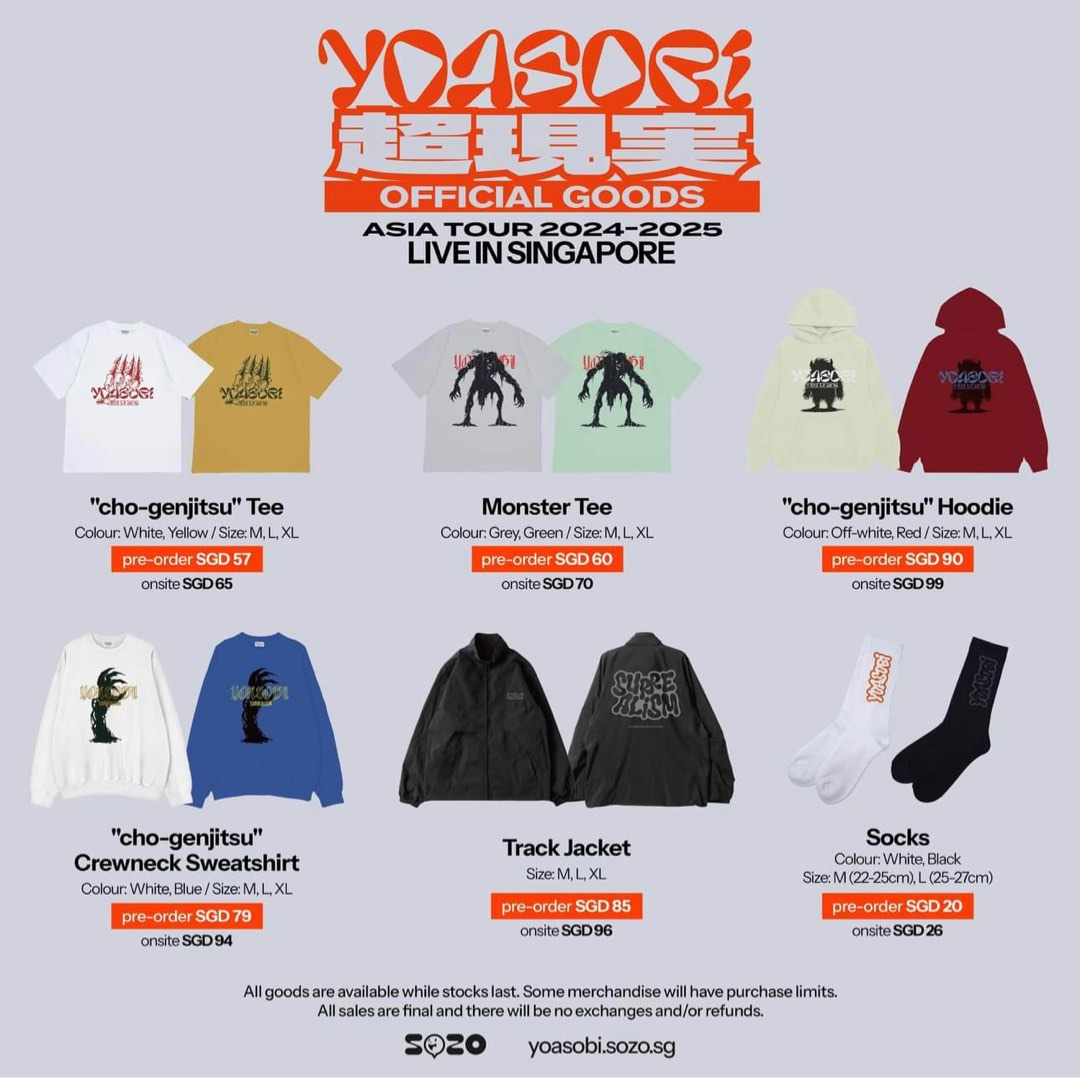 HTB Yoasobi Asia Tour 2025, Hobbies & Toys, Memorabilia & Collectibles ...