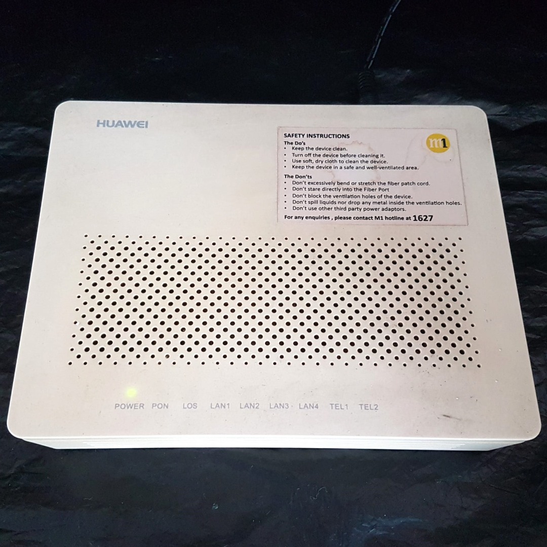 Huawei EchoLife HG8240H5 GPON Terminal Fibre Optic MODEM, Good Working ...
