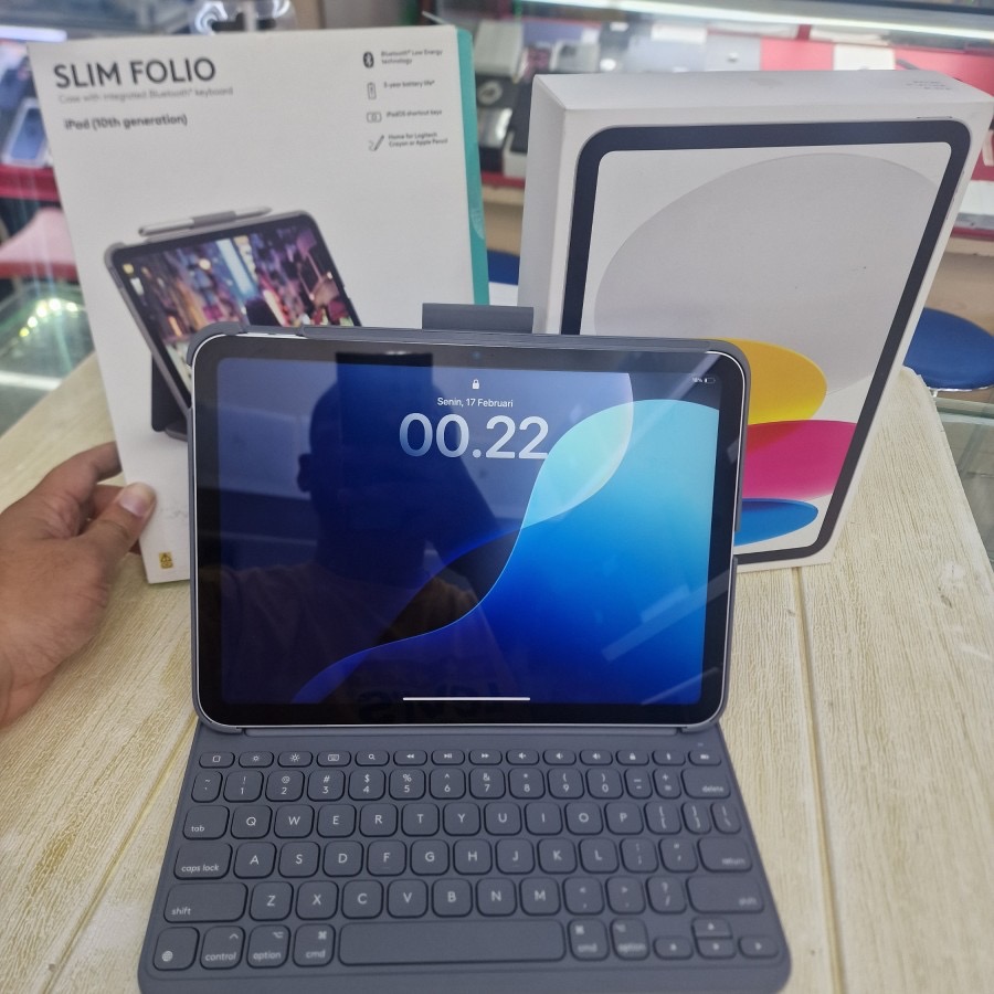 (ibox Resmi) iPad 10 10th Generation 2022 64GB Wifi Only second like ...