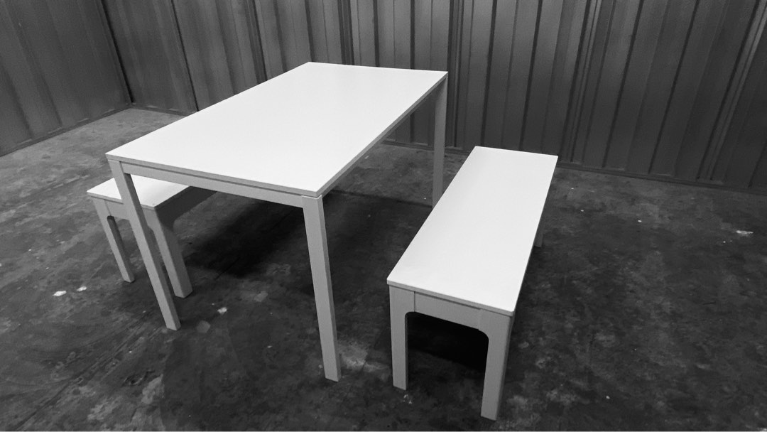 IKEA Dining Table & Bench set , Furniture & Home Living, Furniture ...