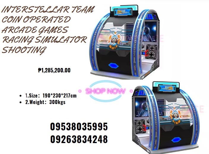 Interstellar Team Coin Operated Arcade Games Racing Simulator Shooting ...