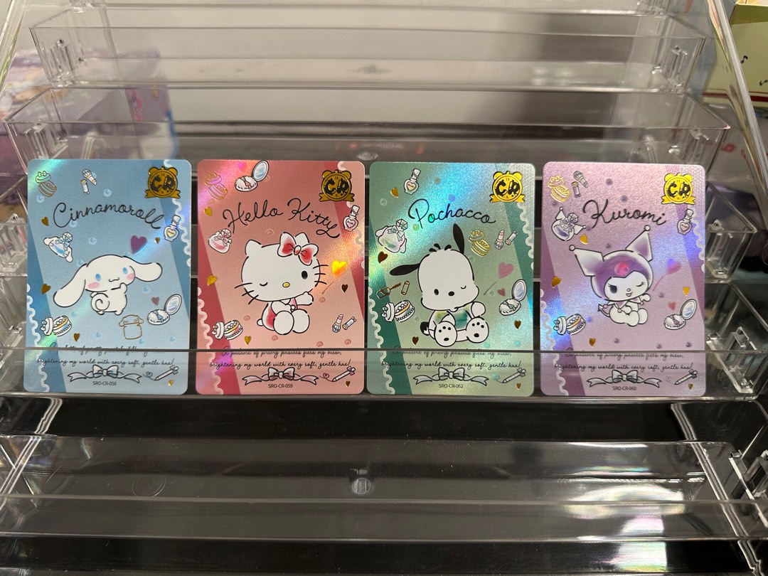 Kabao Sanrio cards S4 V1 - CR (Kuromi, Hello Kitty, Pochacco ...