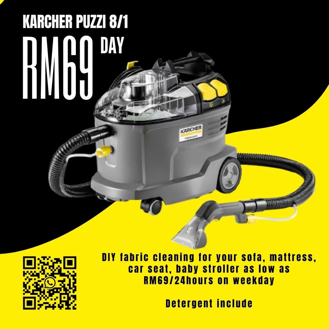 Karcher Puzzi 8/1 Cuci Tilam Sofa Carseat, Furniture & Home Living ...