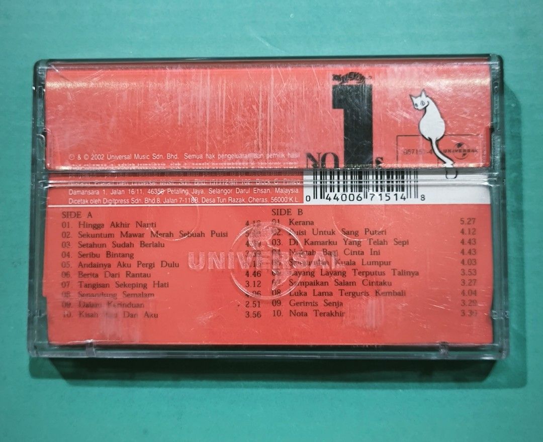 Kaset 2002 Alleycats No.1 Koleksi Perdana 20 Hits Sepanjang Masa ...