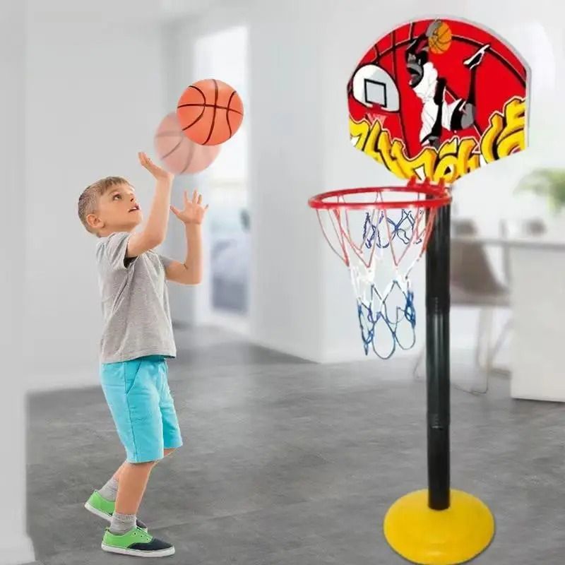 Kids Basketball Hoop And Stand Sensory Basketball Court Hoop Set With ...