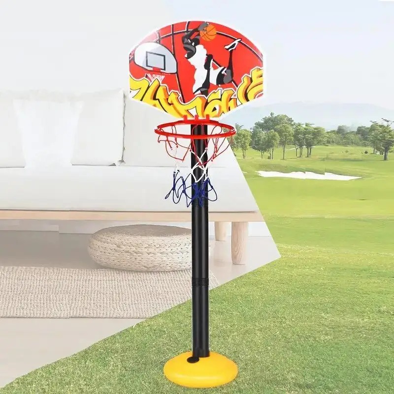 Kids Basketball Hoop And Stand Sensory Basketball Court Hoop Set With ...